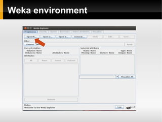 Weka - Data mining tool - Feature Extraction | PPT