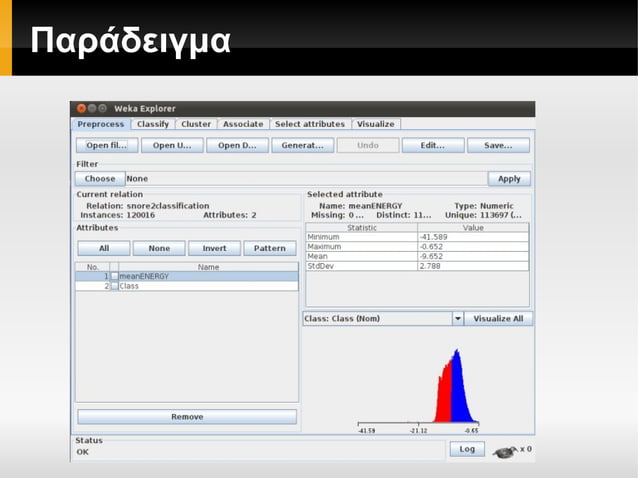 Weka Data Mining Tool Feature Extraction Ppt 1735