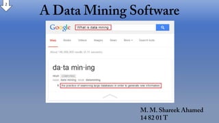 WEKA - A Data Mining Tool - by Shareek Ahamed | PDF | Programming Languages | Computing