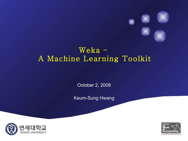 Weka toolkit introduction | PPT