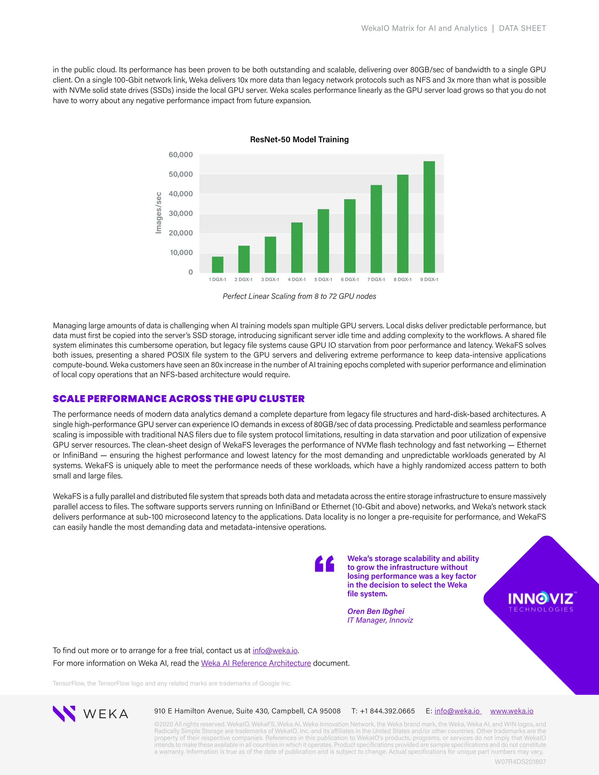 Weka_AI_datasheet_W07R4DS201807_Web_WEWE | PDF