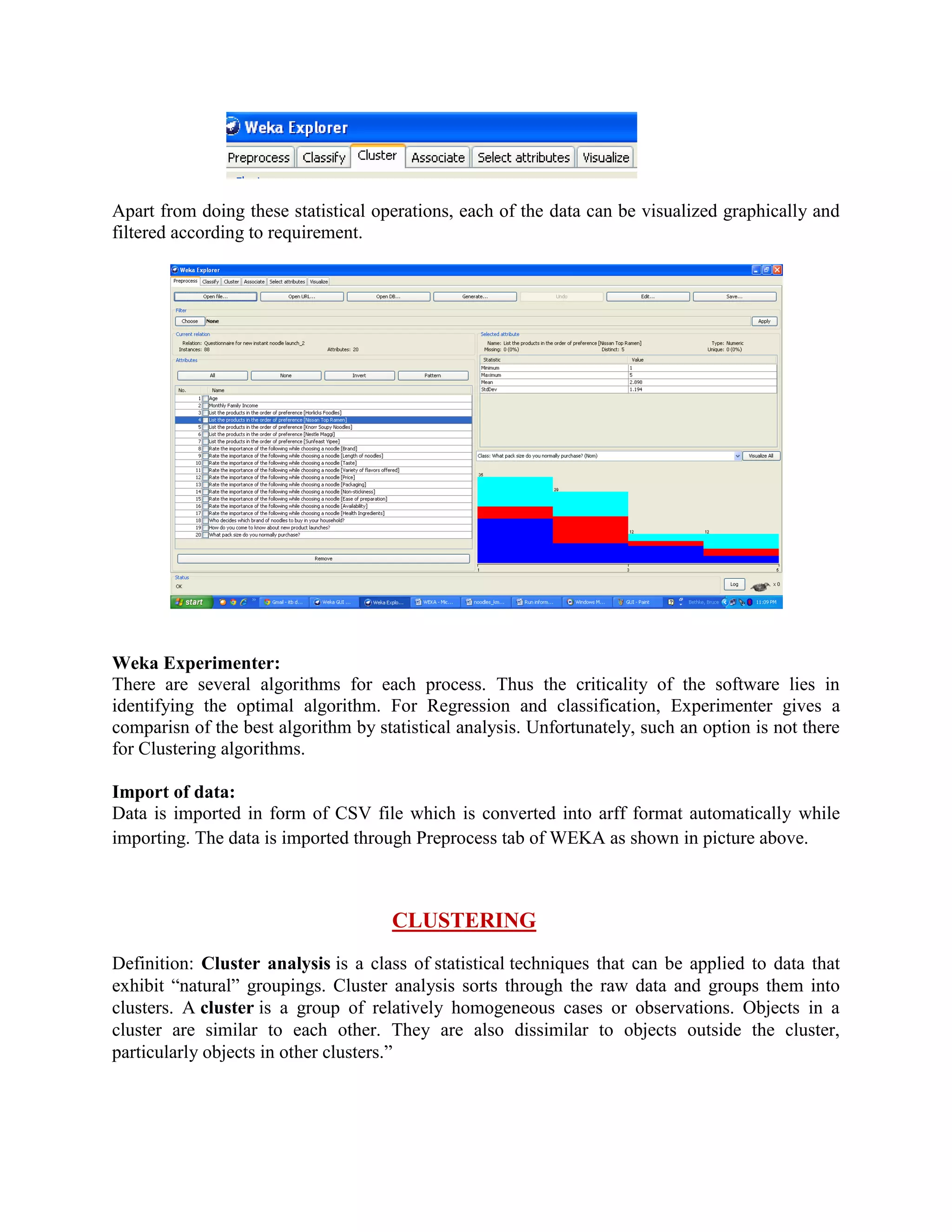 Weka for clustering and regression itb vgsom | PDF | Grocery Shopping | Shopping