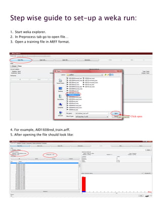 Weka guide | PDF | Technology & Computing