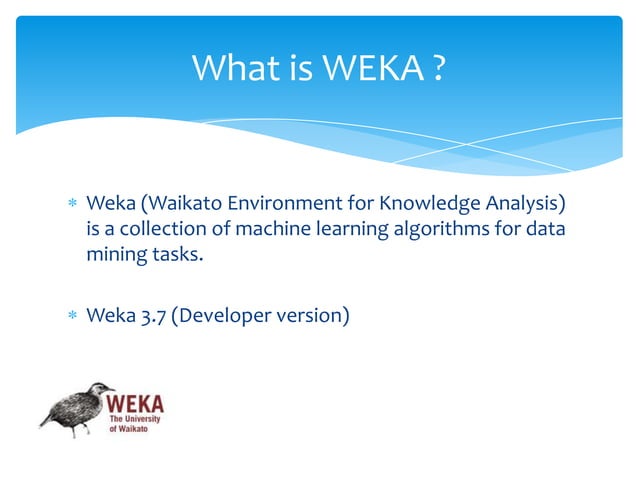 Incremental Learning using WEKA | PPT