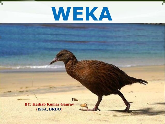Weka : A machine learning algorithms for data mining | PPT