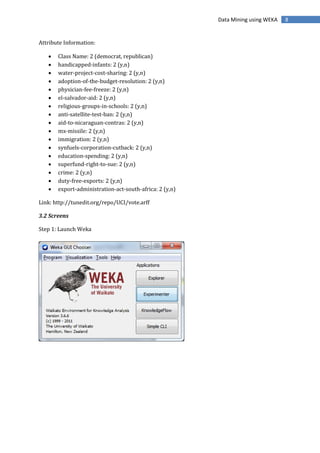 Weka project - Classification & Association Rule Generation | PDF