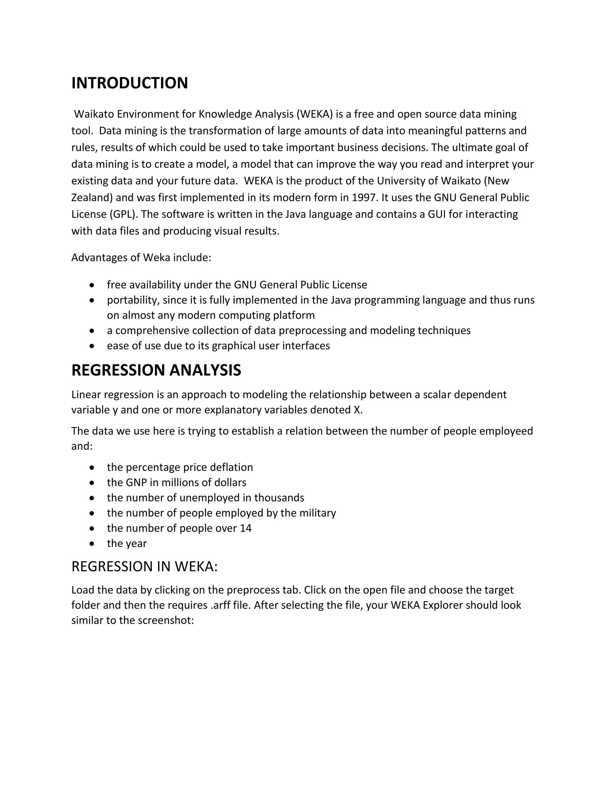 Weka_10BM60025_VGSOM | DOCX | Computing | Technology & Computing