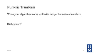Weka tutorial | PPTX