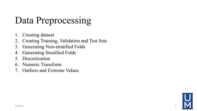 Weka tutorial | PPT Weka tutorial | PPT
