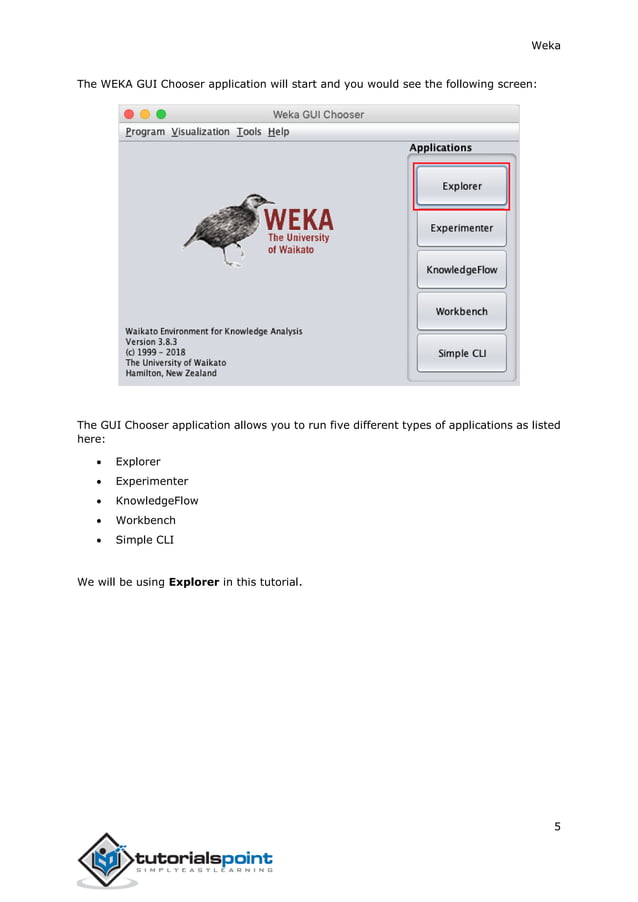 Weka tutorial | PDF | Computer Software and Applications | Computing