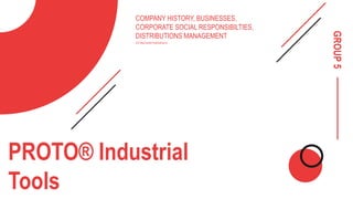 PROTO Industrial Tools | PPTX
