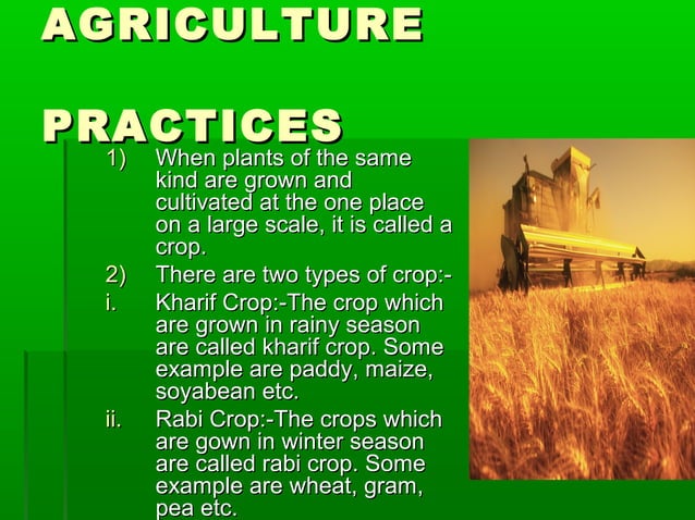 Crop Production And Management | PPT
