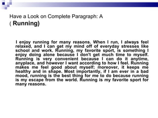 How to Write a Good Pargraph/ Article | PPT