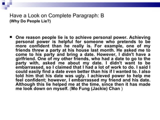 How to Write a Good Pargraph/ Article | PPT