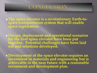 Space Elevator | PPTX