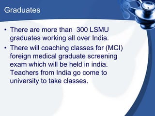 Welcome to Lugansk state medical university | PPTX | College Education | Education