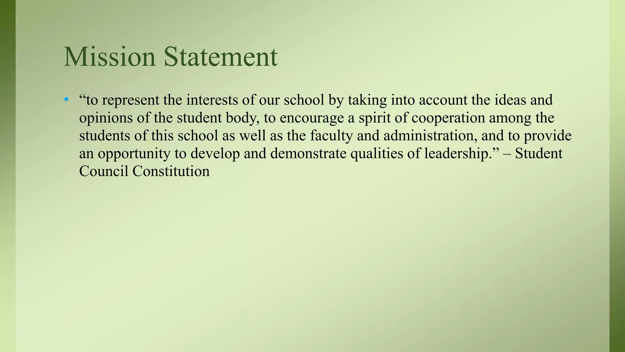 Student Council presentation | PPTX