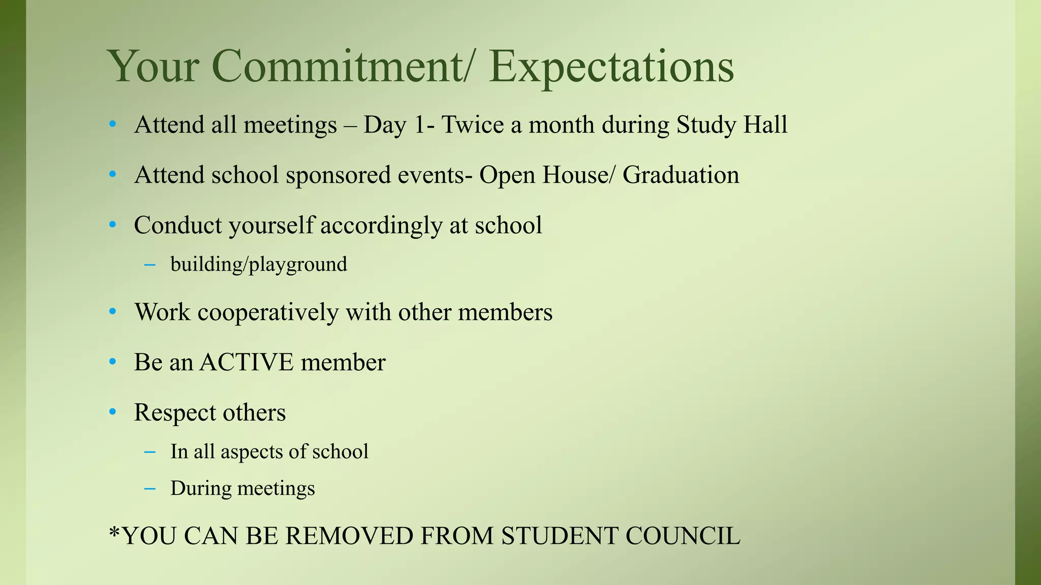 Student Council presentation | PPTX