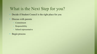 Student Council presentation | PPTX