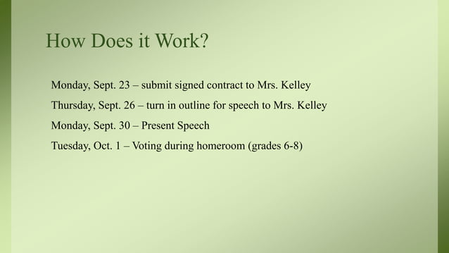 Student Council presentation | PPTX