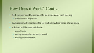 Student Council presentation | PPTX