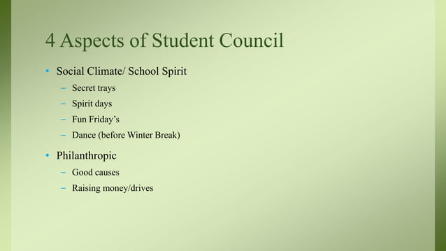 Student Council presentation | PPTX