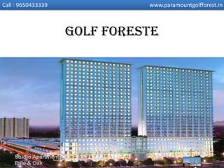 paramount golf foreste | PPTX
