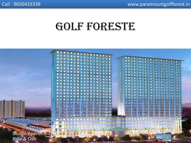 paramount golf foreste | PPTX