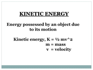 energy | PPTX | Physics | Science