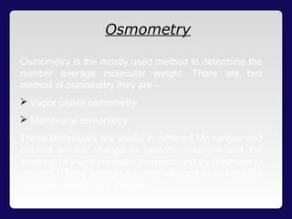 Welcome Number average molecular weight. | PPT