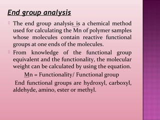 Welcome Number average molecular weight. | PPT