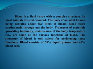 BLOOD | PPT