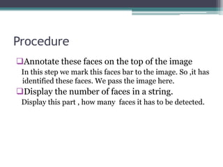 human face detection using matlab | PPTX