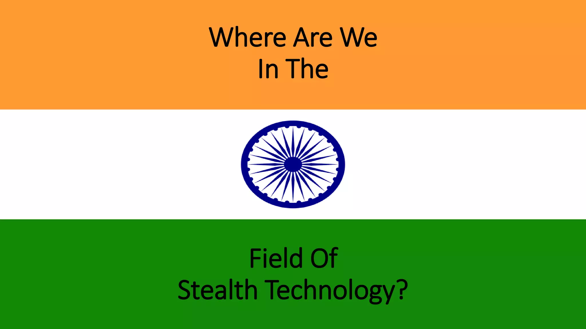 stealth technology (paper presentation ) | PPT