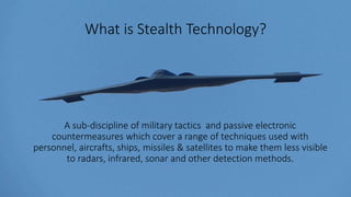 stealth technology (paper presentation ) | PPTX