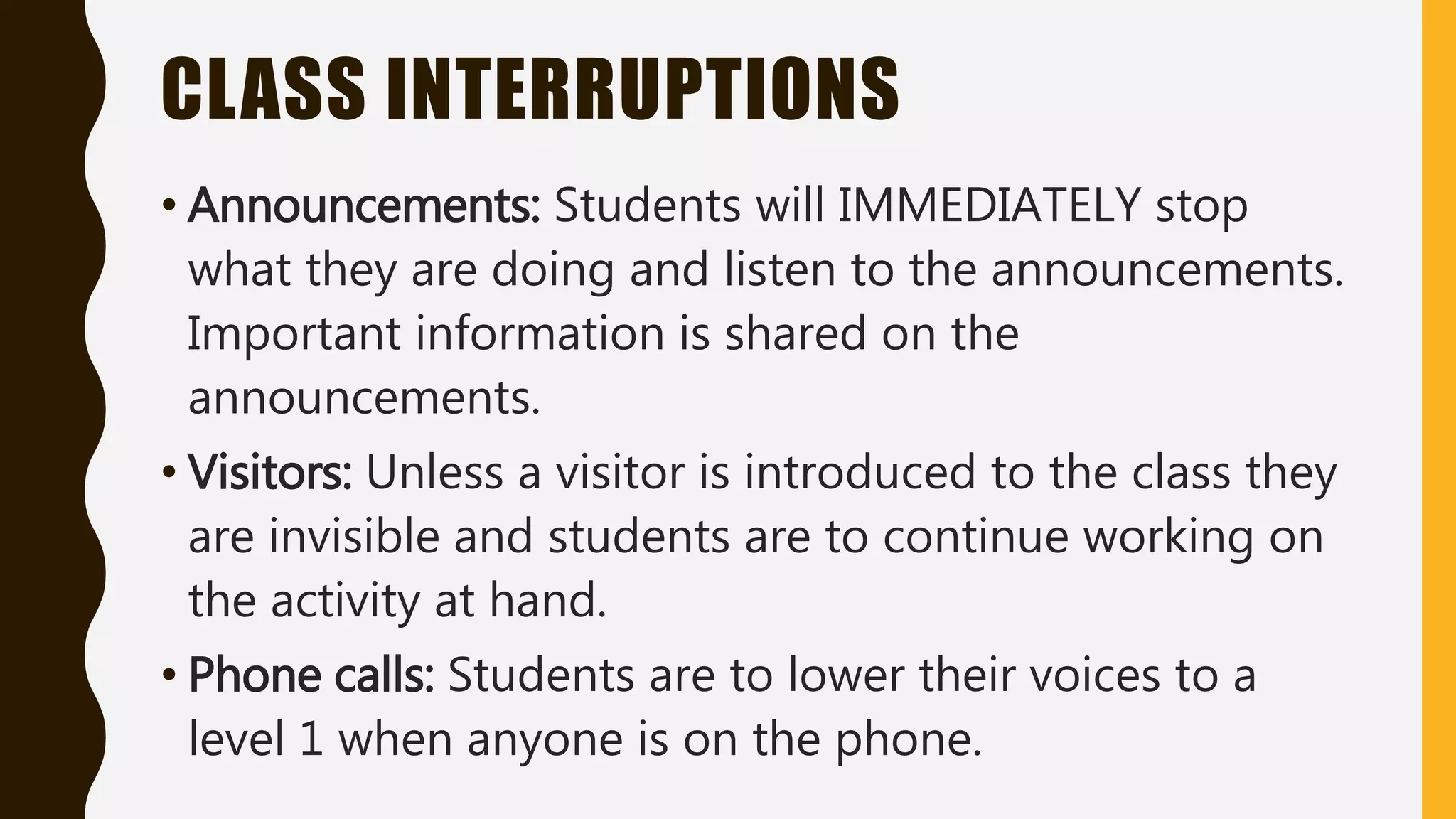 Welcome to Our Class | PPTX