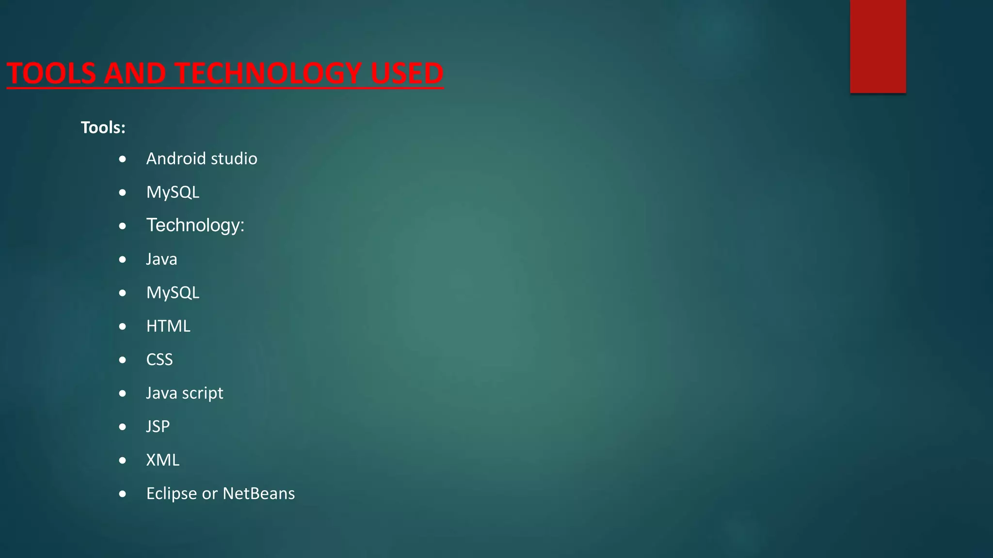 Ppt of online Attendance system | PPTX