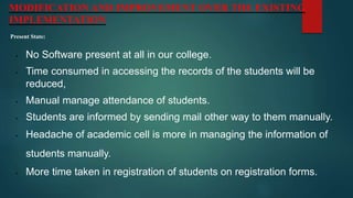 Ppt of online Attendance system | PPTX