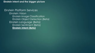 Salesforce Apex Hours: Einstein Intent | PPTX