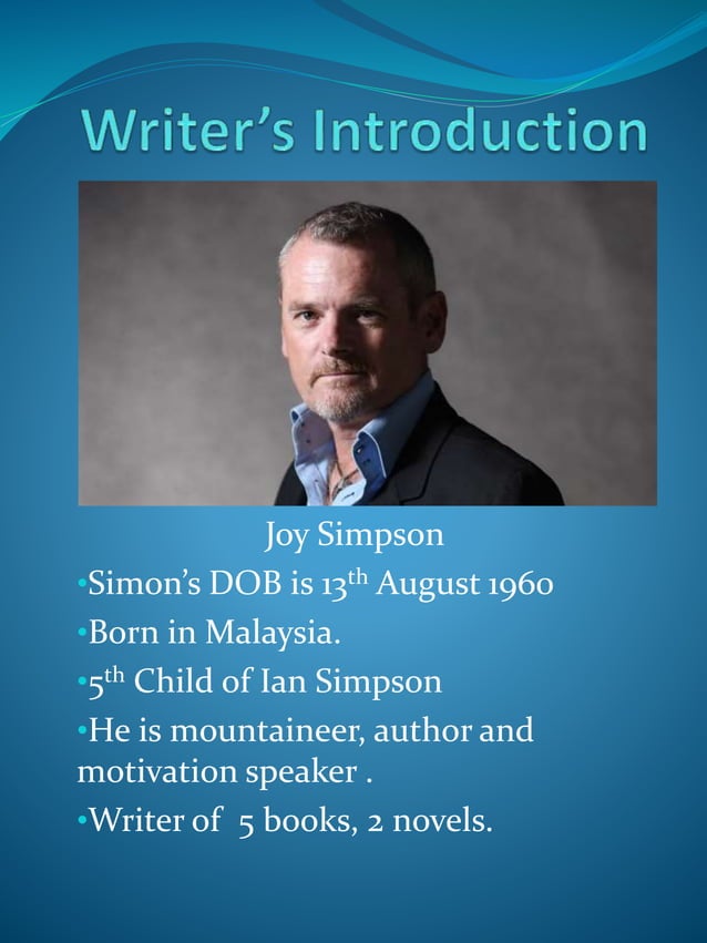 Touching the void | PPTX