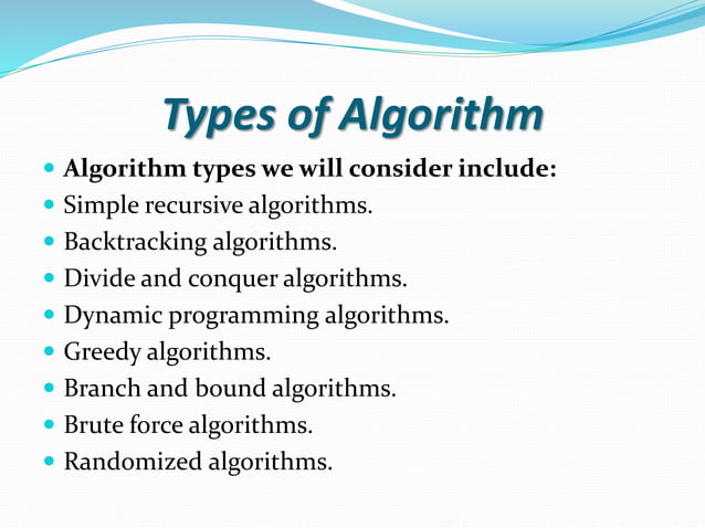 Algorithm | PPT