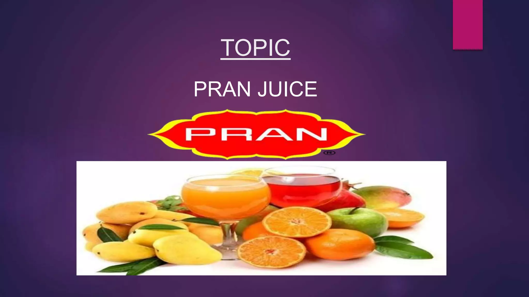 maketing mix of pran drinks | PPTX