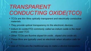 materials providing invisibility to electronics | PPTX