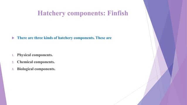 Hatchery Components of Fin fish and Shrimp | PPTX | Zoos & Aquariums ...