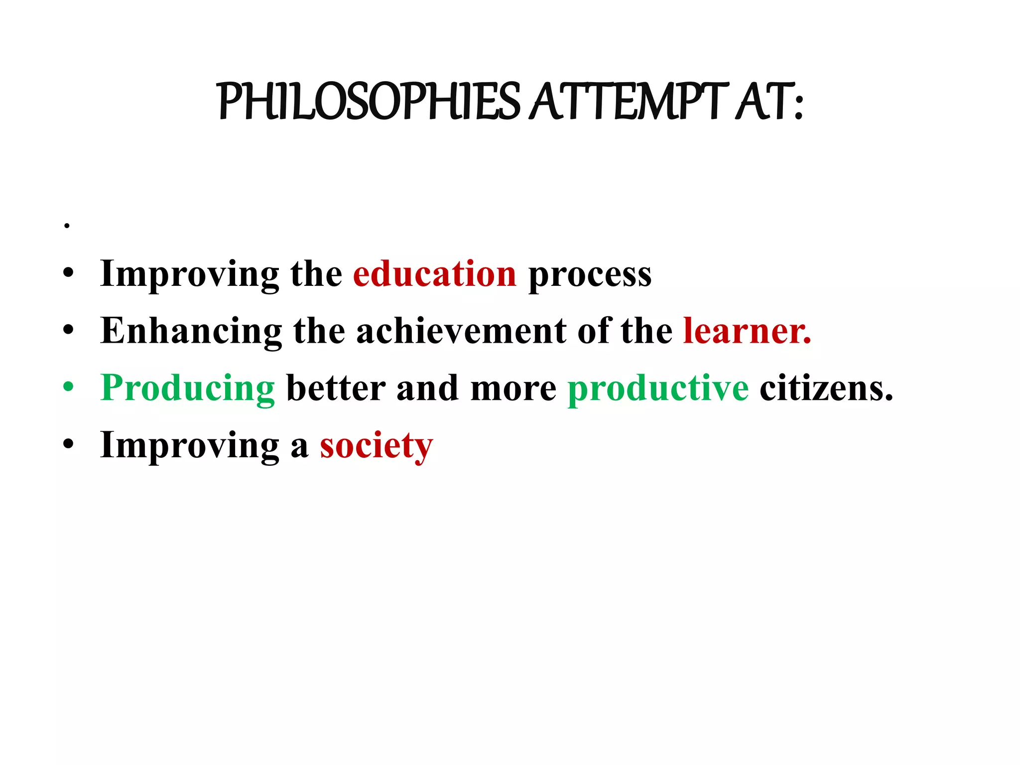 DETERMINANTS OF CURRICULUM PHILOSOPHY | PPT