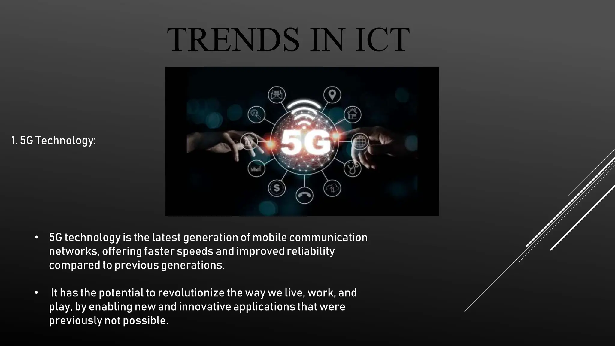 Information And Communication Technology Ict Is A Rapidly Evolving Field With New Trends