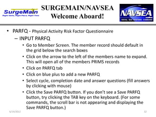 Welcome aboard-06-05-12 | PPTX