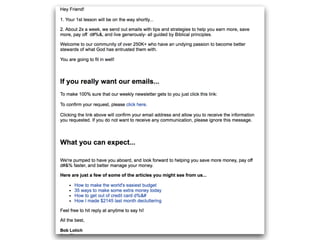 Welcome Email Examples - Compiled By RaelynTan.com