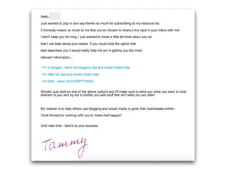 Welcome Email Examples - Compiled By RaelynTan.com