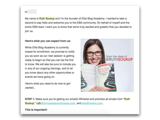 Welcome Email Examples - Compiled By RaelynTan.com